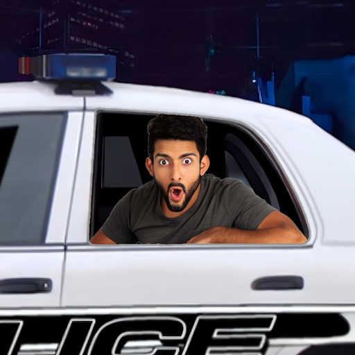 BLINKER IN THE BACK OF COP CAR!#shorts #viralvideo #youtube #comedy ...