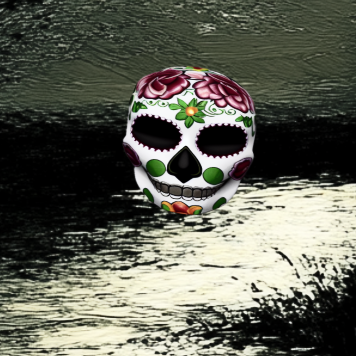 Floating Skull
