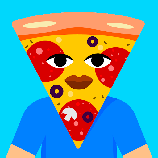 Pizza face
